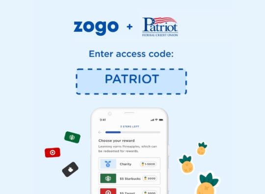 Zogo Financial literacy - Patriot Federal Credit Union